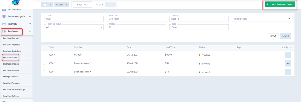 Purchase Cycles Guide - Daftra Knowledge Base