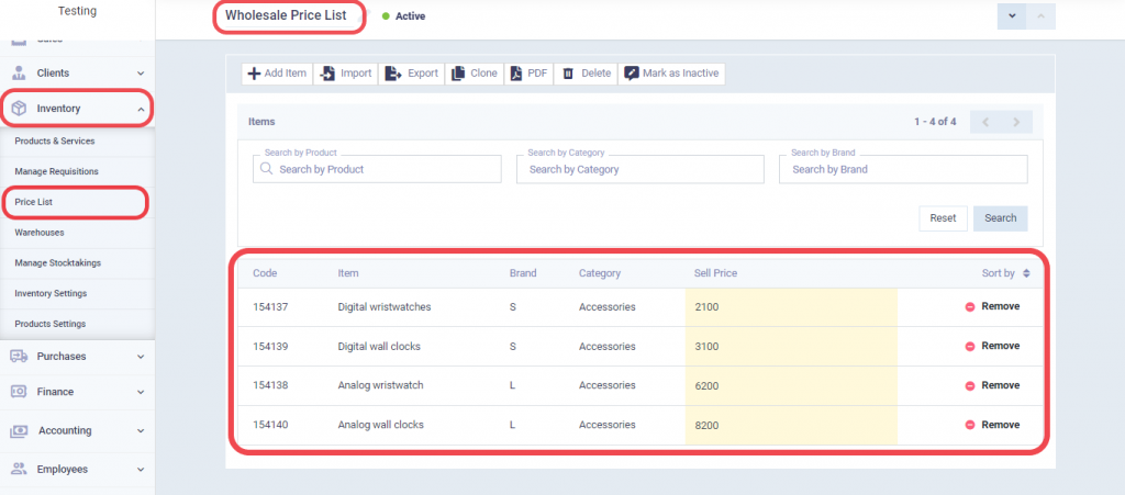 How to Create a Wholesale and Retail Price List - Daftra Knowledge Base