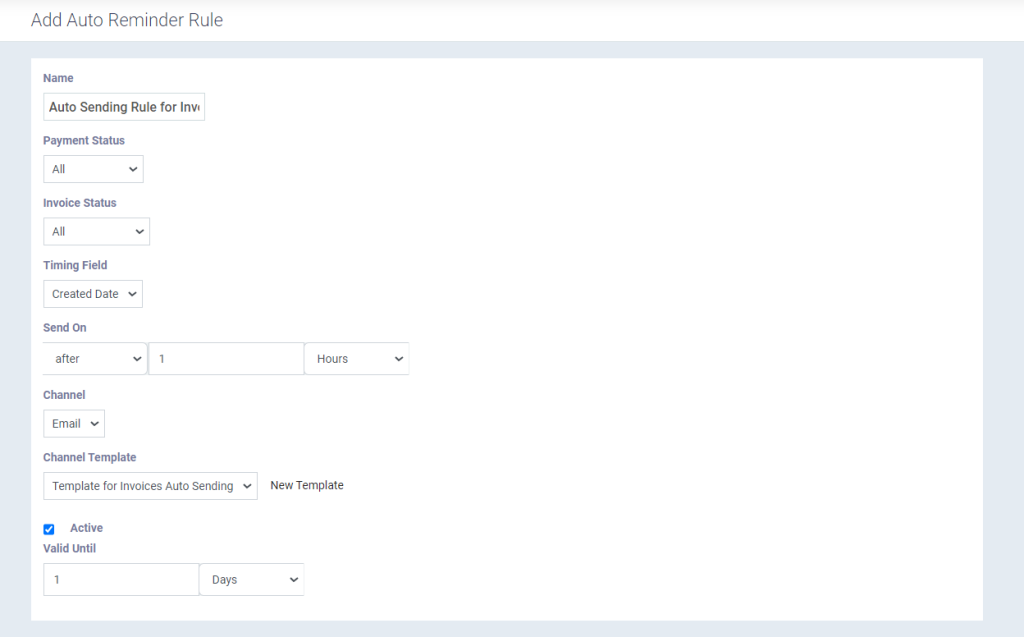 Auto Sending Rules Guide - Daftra Knowledge Base