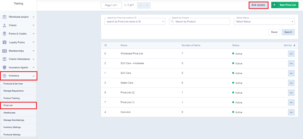 How to Use Price Lists - Daftra Knowledge Base