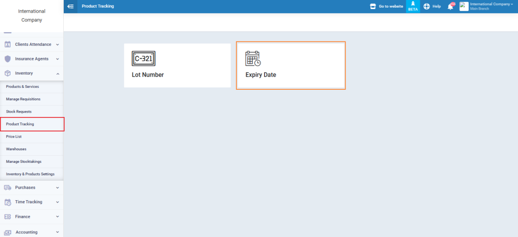 Tracking a Product by Expiry Date - Daftra Knowledge Base