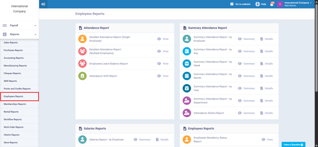 How to Calculate Employees' Attendance Days - Daftra Knowledge Base