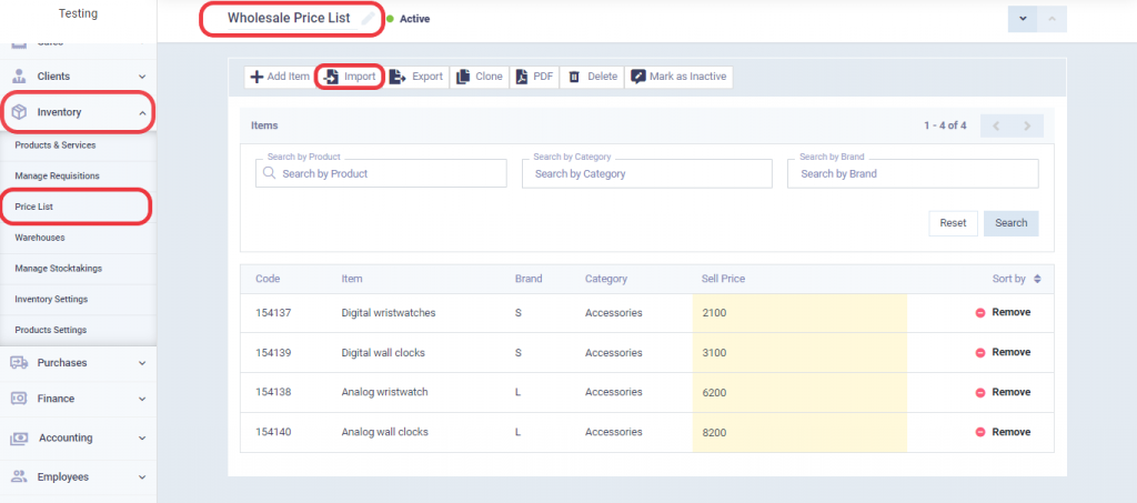 How to Create a Wholesale and Retail Price List - Daftra Knowledge Base