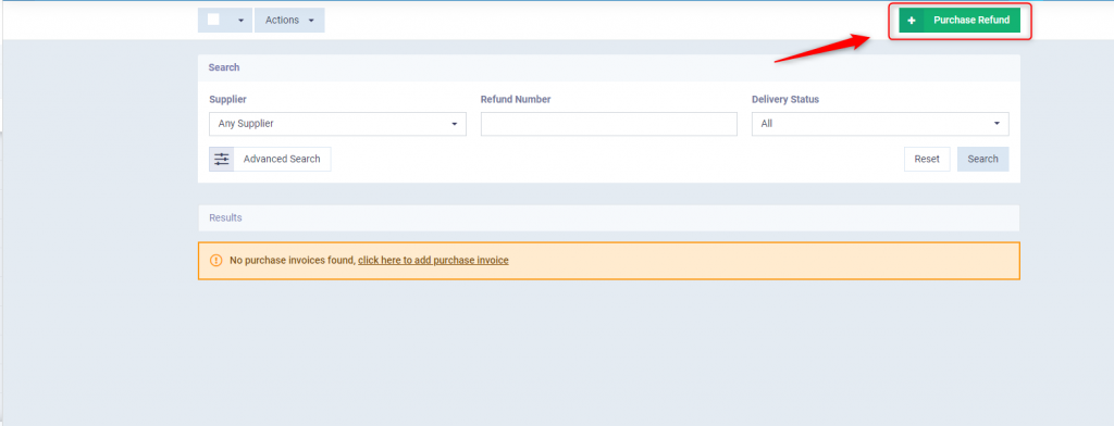 Adding a Debit Note/ Purchase Refund - Daftra Knowledge Base