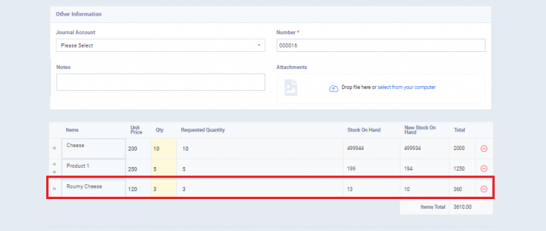 Partial Confirmation on Requisitions - Daftra Knowledge Base