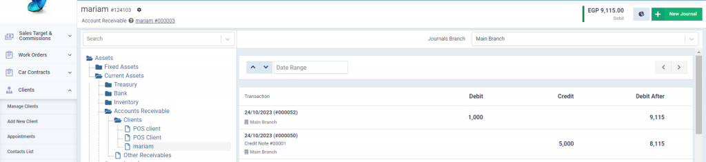 Different Client Balances and Client Statement - Daftra Knowledge Base