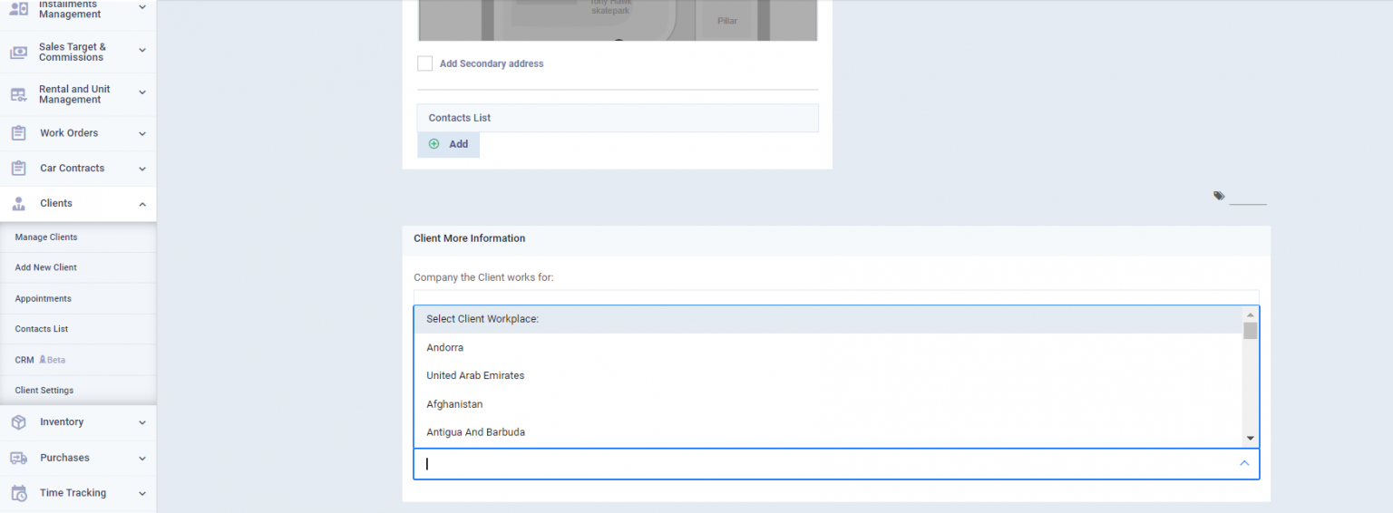 Clients Additional Fields - Daftra Knowledge Base
