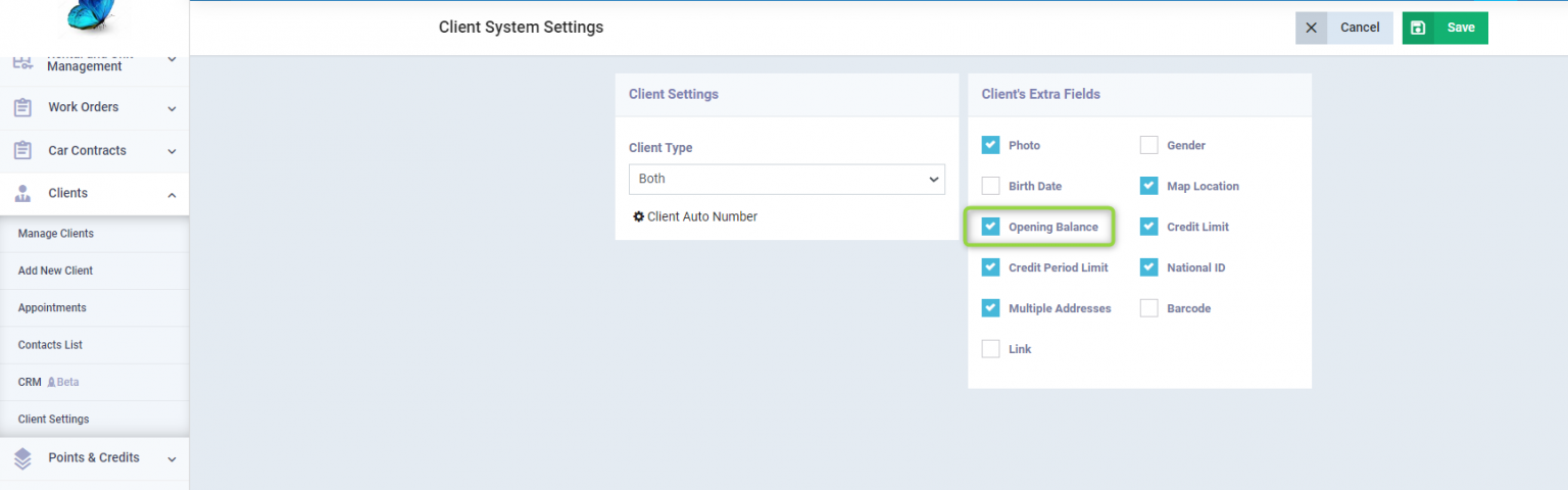 Managing Clients’ Opening Balance and Controlling it - Daftra Knowledge Base