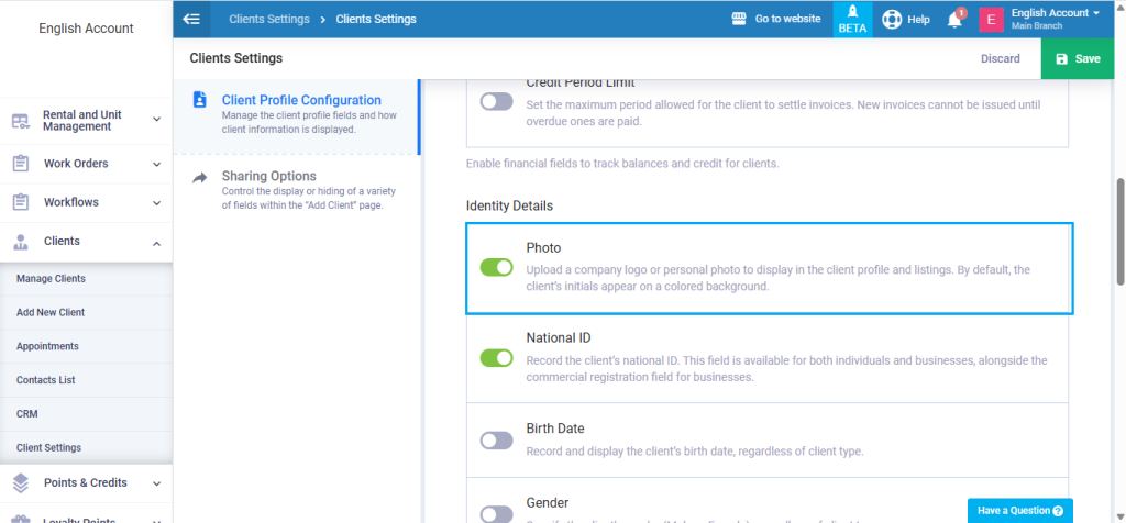 Adding and Showing the Client Logo - Daftra Knowledge Base