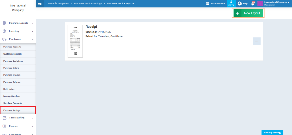 Adding a Custom Field to one of the Purchase Invoices Layouts - Daftra ...