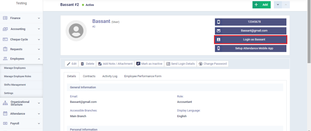 Employee Permissions and Roles - Daftra Knowledge Base