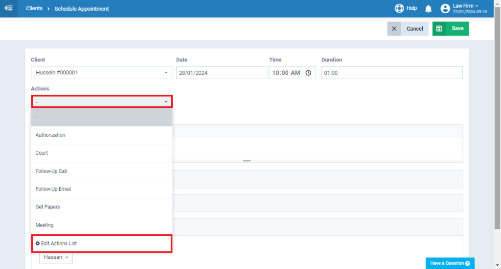 Clients Appointments - Daftra Knowledge Base