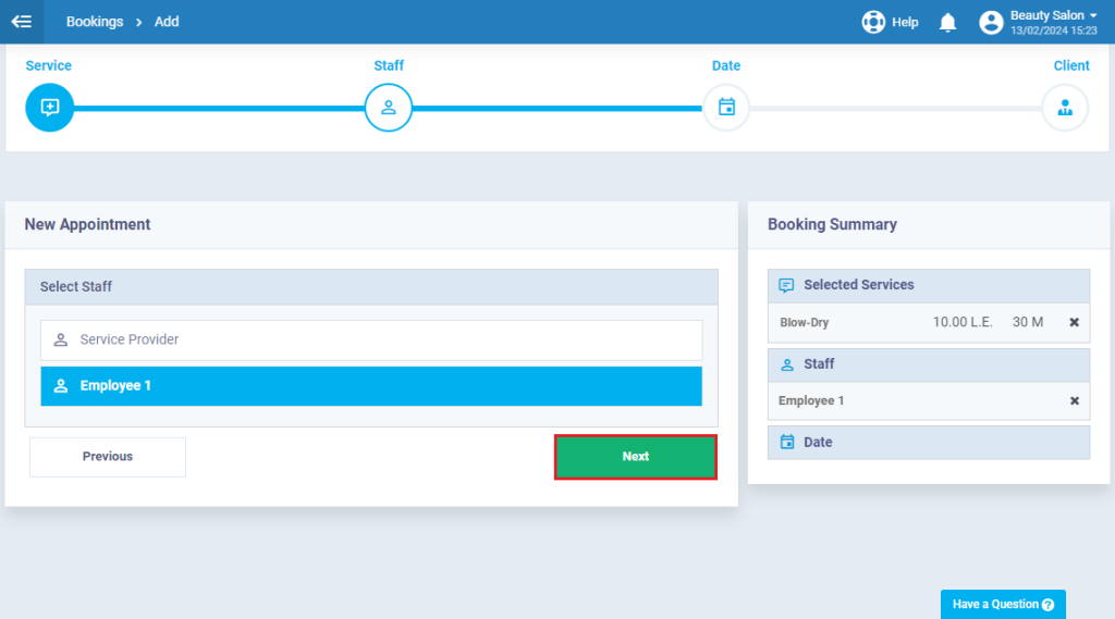 Bookings & Appointments - Daftra Knowledge Base