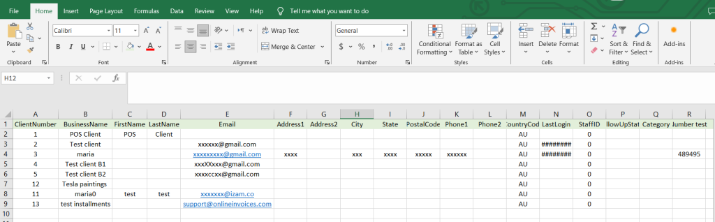 Importing Clients Through Excel - Daftra Knowledge Base