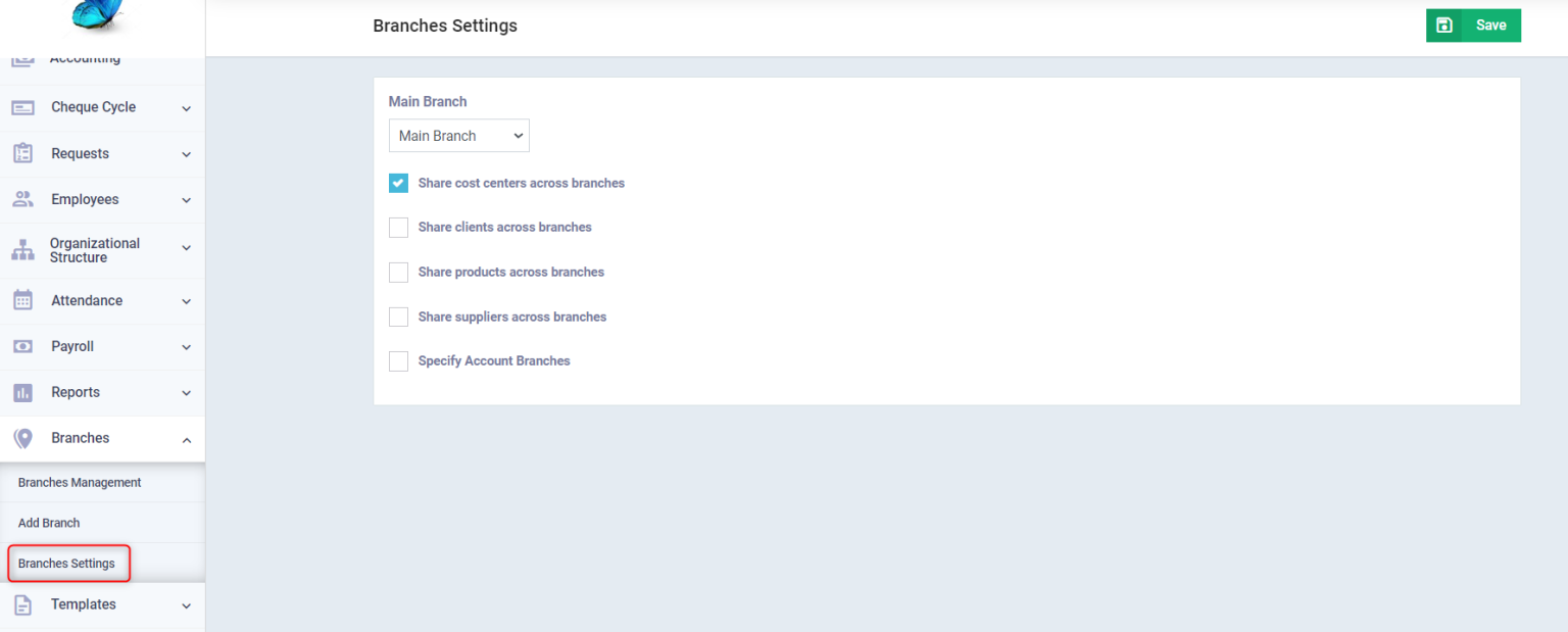 Adding and Managing Branches - Daftra Knowledge Base
