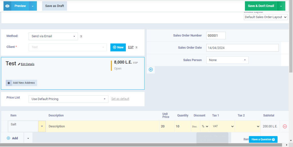 Sales Cycle - Daftra Knowledge Base