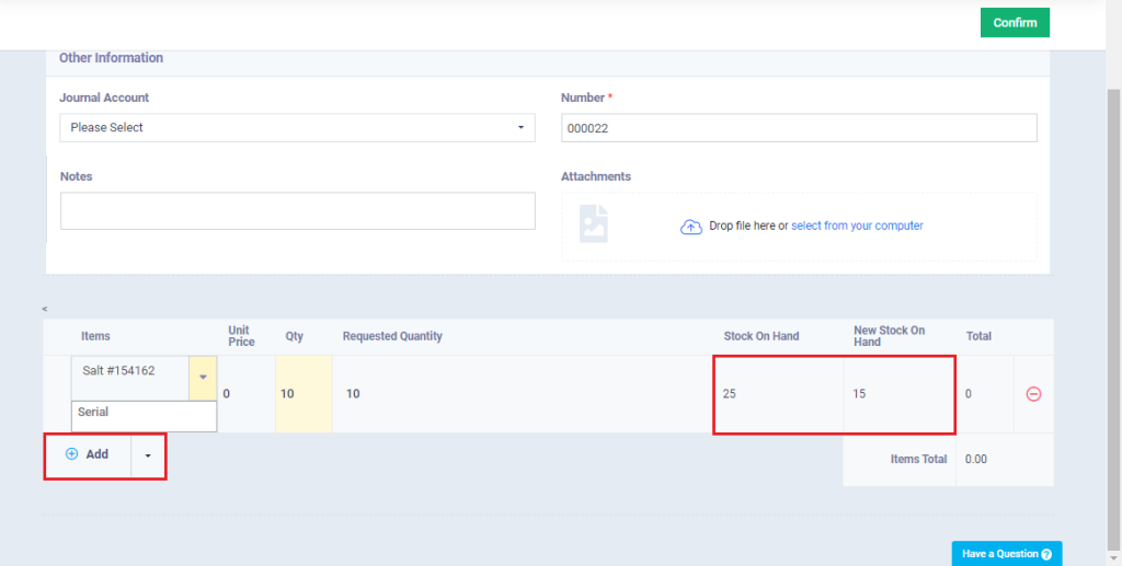 Stock Requests - Daftra Knowledge Base