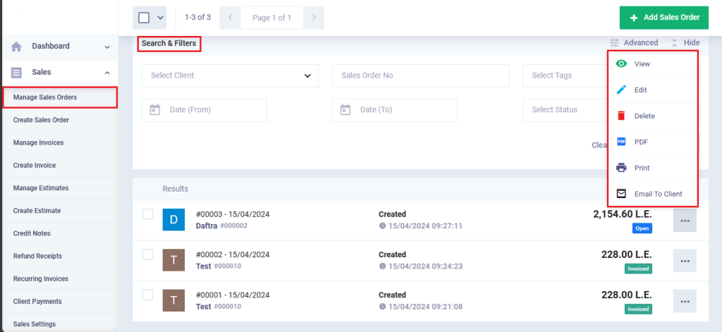 Sales Cycle - Daftra Knowledge Base