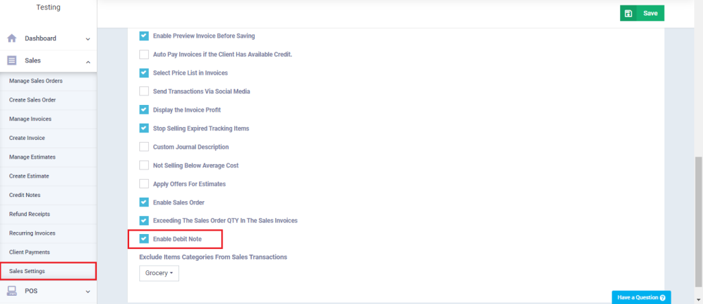Issue a Debit Note for Sales Invoice - Daftra Knowledge Base
