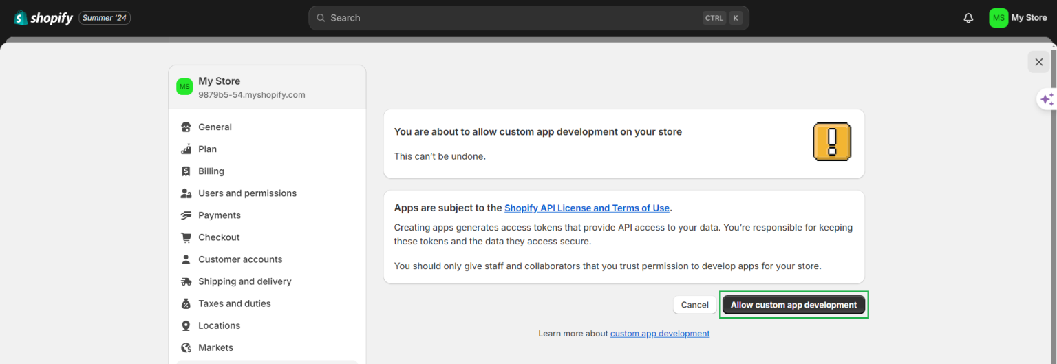 Connecting your Account to Shopify - Daftra Knowledge Base