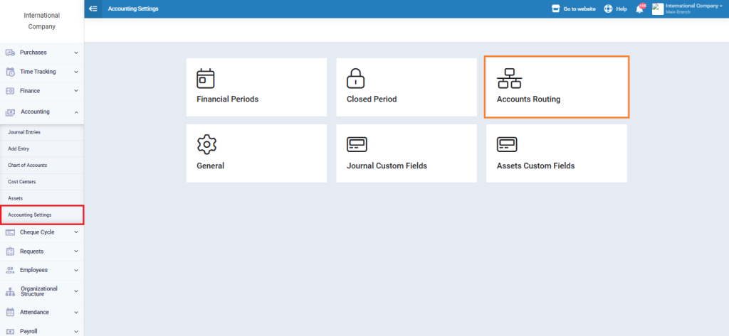 Routing a Treasury to a Specific Account in the Chart of Accounts ...