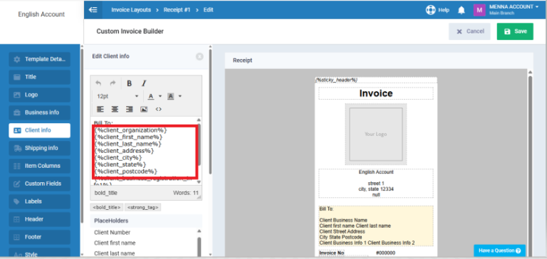 How to Issue an Invoice in Arabic and Another in English - Daftra ...