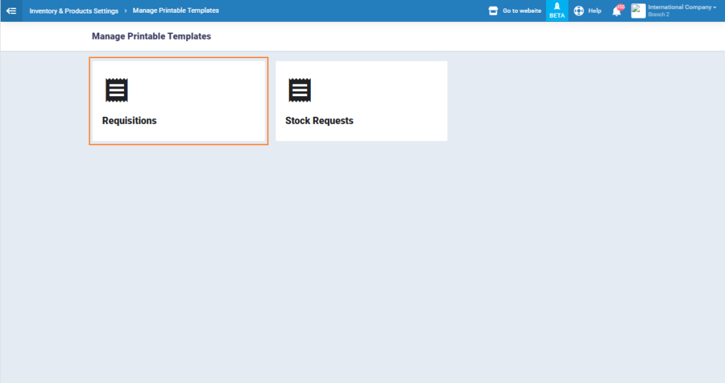 Requisitions Printable Template - Daftra Knowledge Base
