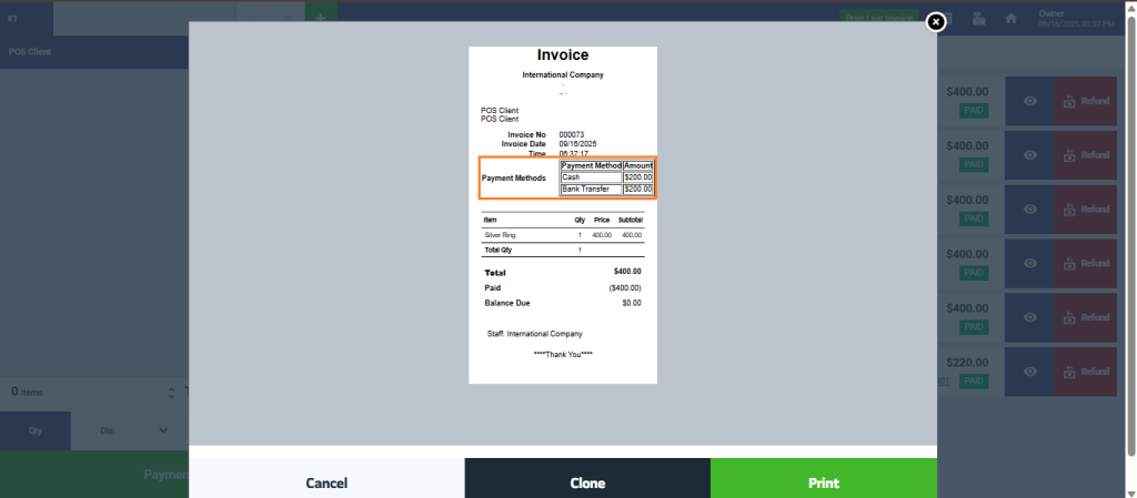 Displaying Multiple Payment Methods in the Invoice Template - Daftra ...